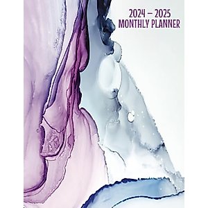 2024-2025 Monthly Planner: Two Year Schedule Organizer (January 2024 through December 2025) / A4 size, elegant cover