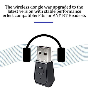 KenSera Wireless Adapter, Mini USB BT 4.0 Adapter Dongle Receiver Transmitter with Wireless Microphone for Playstation 4 Controller PS4 Wireless Headset