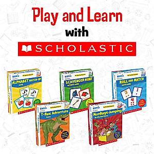 Briarpatch Scholastic Roll and Match Dice and Card Early Learning Game from, for 2 or More Players Ages 6 and Up