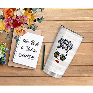 HYMONA Boss Gifts For Women Boss Travel Mug Boss Cup World Best Boss Gifts For Female Boss Christmas Birthday Gifts For Women Boss 20 Oz