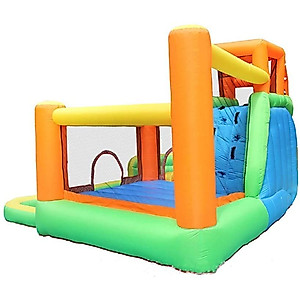 Inflatable Castle Inflatable Castle Family Children's Playground Outdoor Play Equipment Small Trampoline Slide Combination for Kids