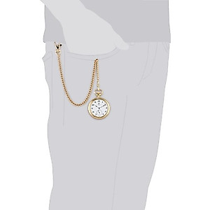 Charles-Hubert, Paris Gold-Plated Open Face Mechanical Pocket Watch