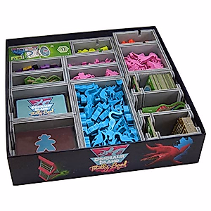 Folded Space Dinosaur Island and Totally Liquid Board Game Box Inserts