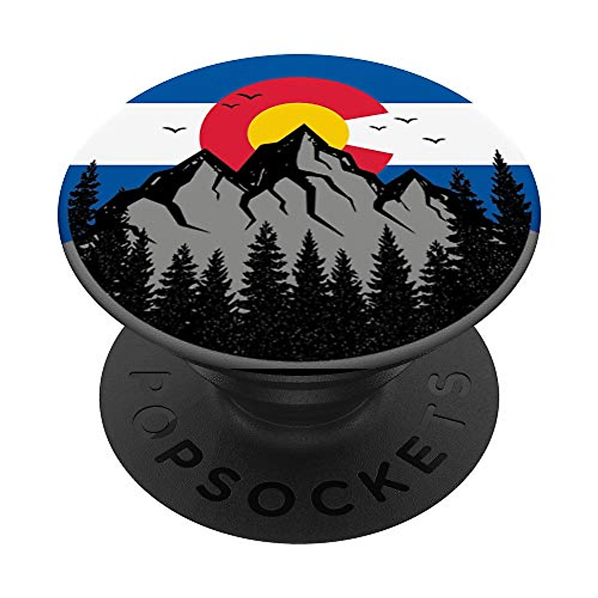 Colorado Rocky Mountains Coloradan State Flag PopSockets Swappable PopGrip