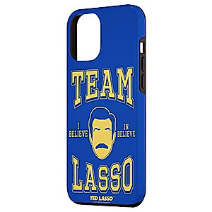 iPhone 12 Pro Max Ted Lasso Team Lasso I Believe In Believe Silhouette Logo Case