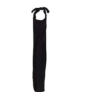 Sleazy Sleepwear Solid Colored Lycra Tie Tail Bag Tail Protection Horse Wear Clothing (Black)