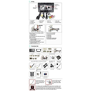 ASURE 9 inch Car Stereo Radio GPS Navigation Unit for Toyota Prius V 2011-2017 HD Touchscreen Multimedia Player,4 Core 2G+32G Android with Wireless Carplay,Android Auto,SWC,DSP,Bluetooth
