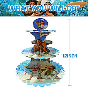Moana Birthday Party Supplies, Moana Birthday Party Decorations Cake Stand Birthday Party Centerpiece
