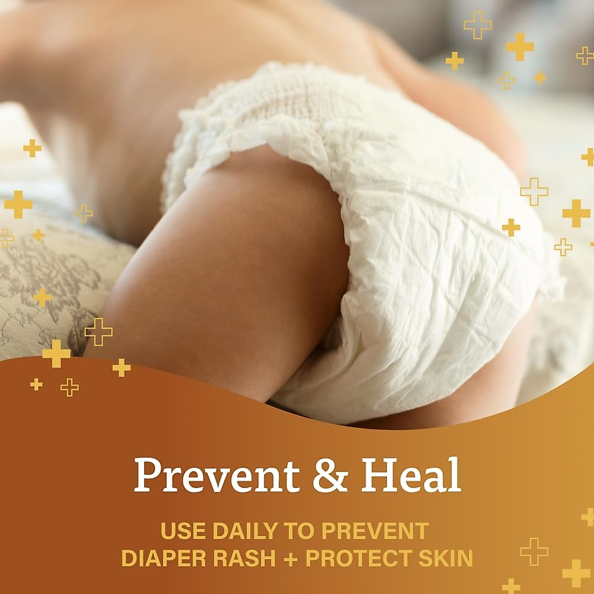 A+D Original Diaper Rash Ointment, Baby Skin Protectant With Lanolin and Petrolatum, Seals Out Wetness, Helps Prevent Diaper Rash, 1.5 Ounce Tube, Packaging May Vary