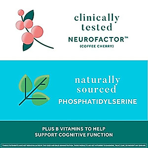 NEURIVA Plus Brain Supplement For Memory, Focus & Concentration + Cognative Function with Vitamins B6 & B12 and Clinically Tested Nootropics Phosphatidylserine and Neurofactor, 50ct Strawberry Gummies