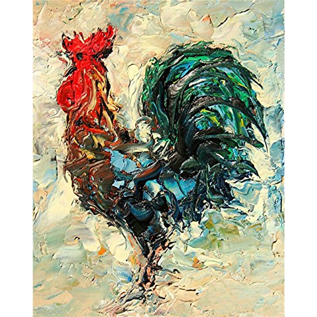 Awaken, Rooster Limited Edition, Signed and Numbered Print by Andre Dluhos