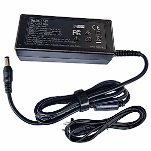 UpBright 12V 5A AC/DC Adapter Compatible with Finecom UP06041120 AP012-5075UV AZS4751 AP0125075UV LCD Monitor 12VDC 5.0A 60W DC12V 5000mA 12.0V Switching Power Supply Cord Cable Charger PSU (Barrel)