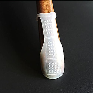 PZRT 10 Pairs Non-Slip Rubber Hanger Grips Transparent Clothes Hanger Grips Men Women Closet Accessories, White