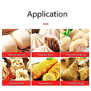 5-Layer Electric Hot Food Warmer,Steamed bun Warmer Machine,Commercial Bun Steamer,Food Steamer Warmer with 30-110℃ Temperature Range for Store Buffet Restaurant,etc.1200W