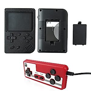 Retro Game Player Handheld Game Console 400 Classic Childhood FC Games The 3-Inch Color Screen Supports Connecting to a TV and Dual-Use Handle Games by GRABOTE