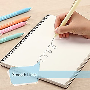 Mr. Pen- Gel Pens, Black, 6 Pack, Gel Ink Pens Medium Point, Quick Dry Pens for Note Taking, Writing Pens, Retractable Gel Pens, Black Ink Pens, Pens for Bible Journaling