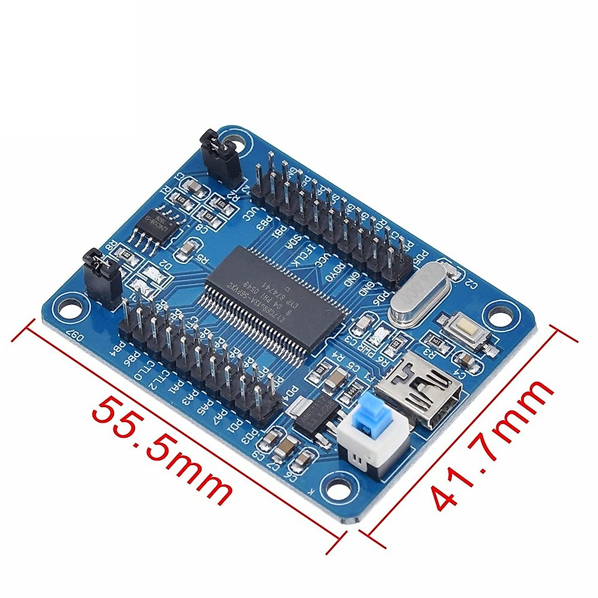 NHOSS EZ-USB FX2LP CY7C68013A USB Core Board Development Board USB Logic Analyzer with I2C Serial SPI Interface Module Mini USB