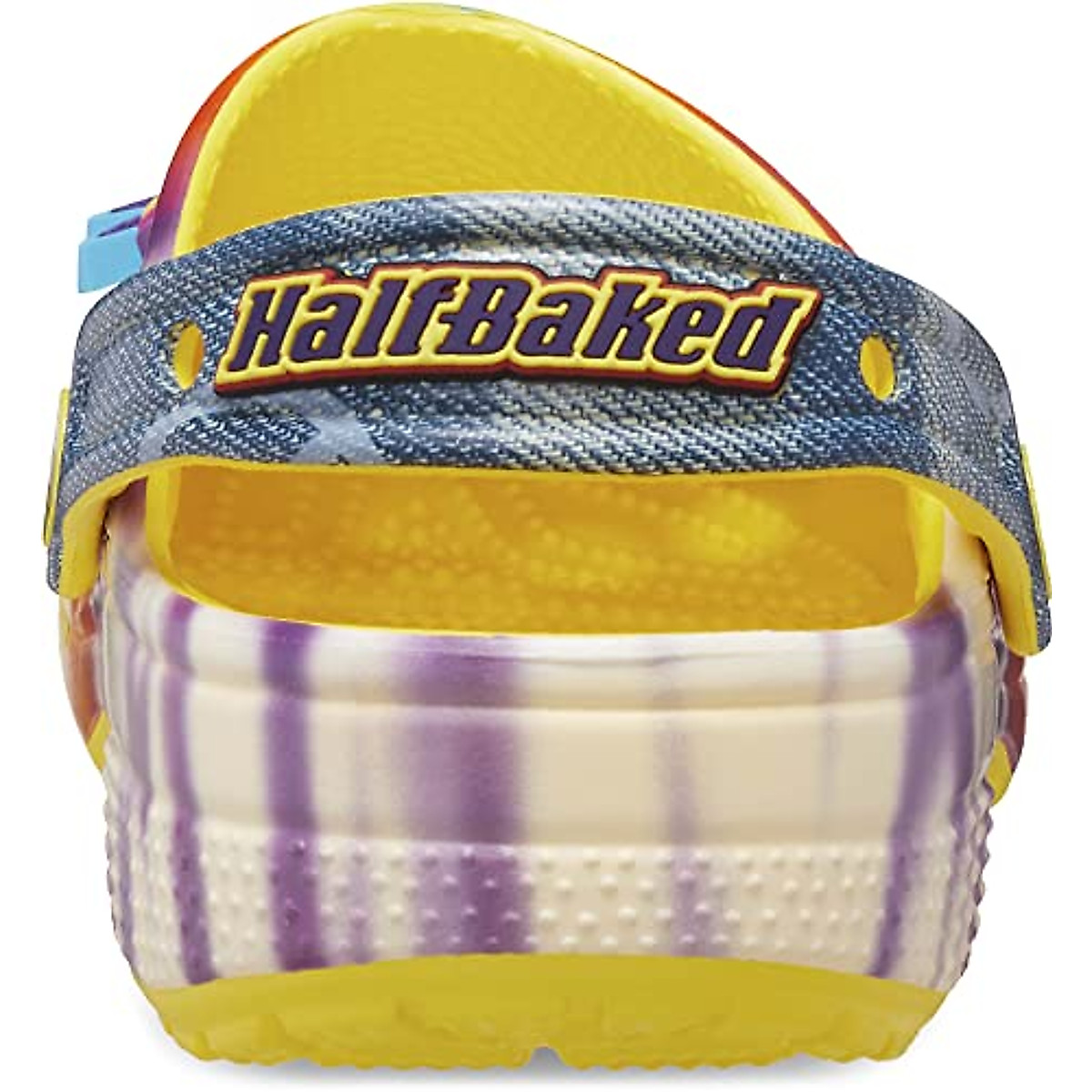 Crocs Unisex Classic Hemp Leaf Clogs, Half Baked and Weed Graphics, Multi, Numeric_4 US Men