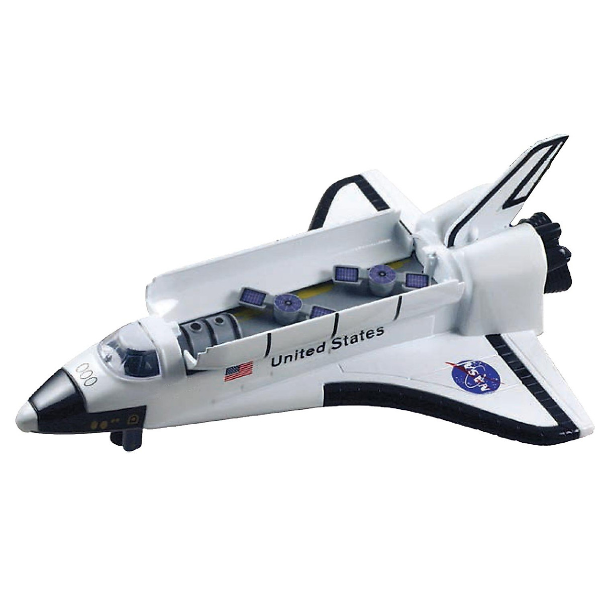 Planes 7" Die-cast Metal Space Shuttle with Pull Back n Go Action.