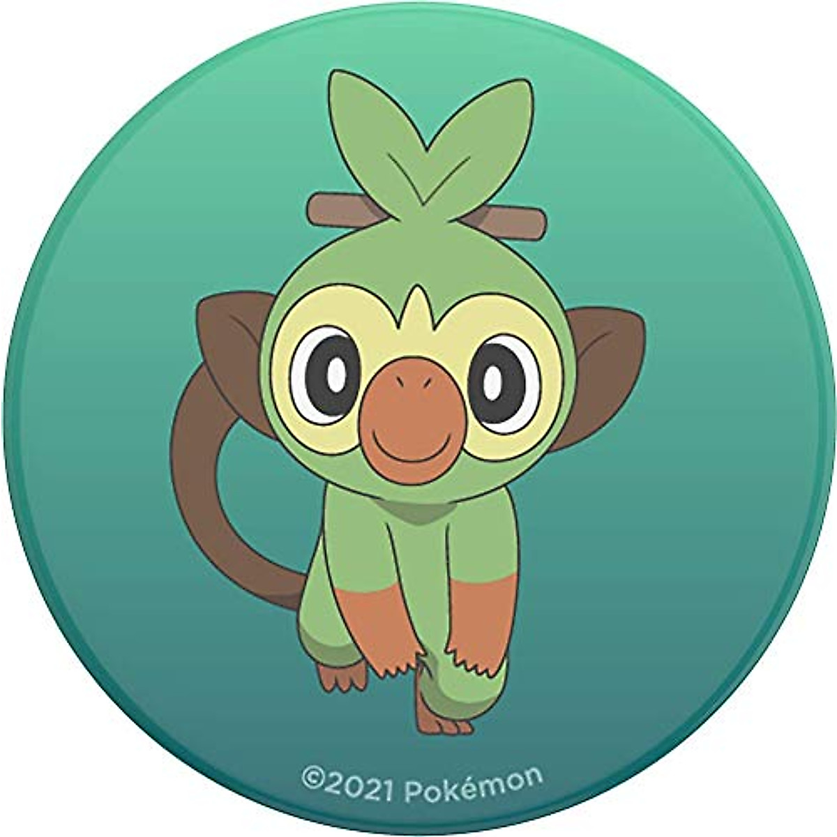 PopSockets PopGrip: Swappable Grip for Phones & Tablets - Pokemon - Grookey Fade