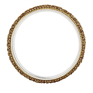 Efulgenz Indian Bangle Set Bollywood Style Rhinestone Crystal Bracelet Jewelry Set for Women