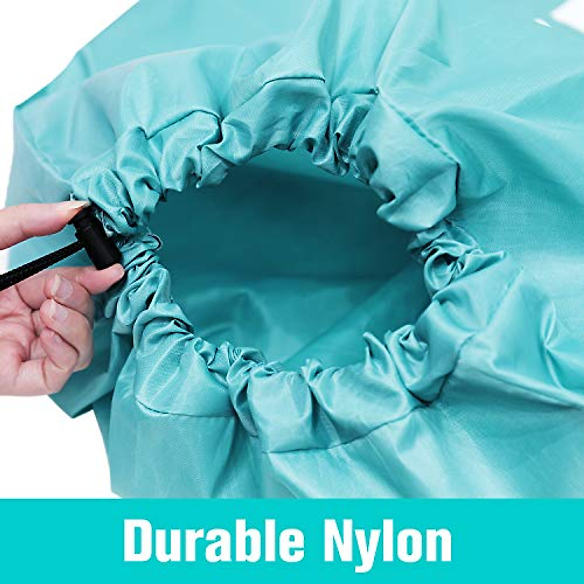 Sylfairy 2 Pack Extra Large Travel Laundry Bag, Dirty Clothes Organizer with Drawstring,Heavy Duty Travel Laundry Bags,Easy Fit a Laundry Hamper or Basket Travel Essentials