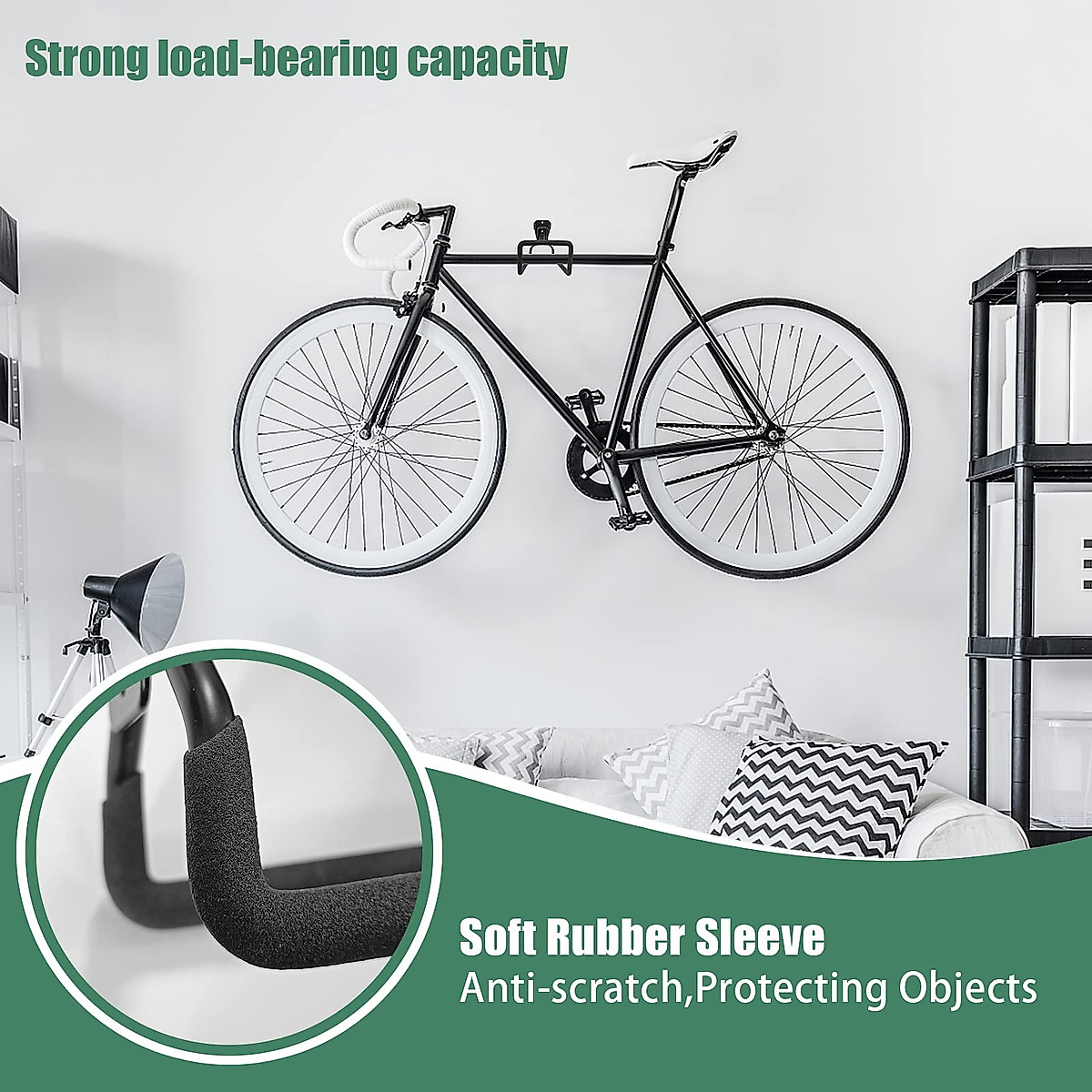 Hose Holder Wall Mount,1pc Black Garden Hose Holder,Water Hose Holders for Outside,Hold 125ft Hose, Reliable and Heavy Duty Rust-Free Hose Rack for Water Hose, Keep Your Backyard Neat and Clean