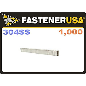 3/8" Leg x 1/4" Crown 18GA 304SS L06 Staples 1,000ct | SSL06