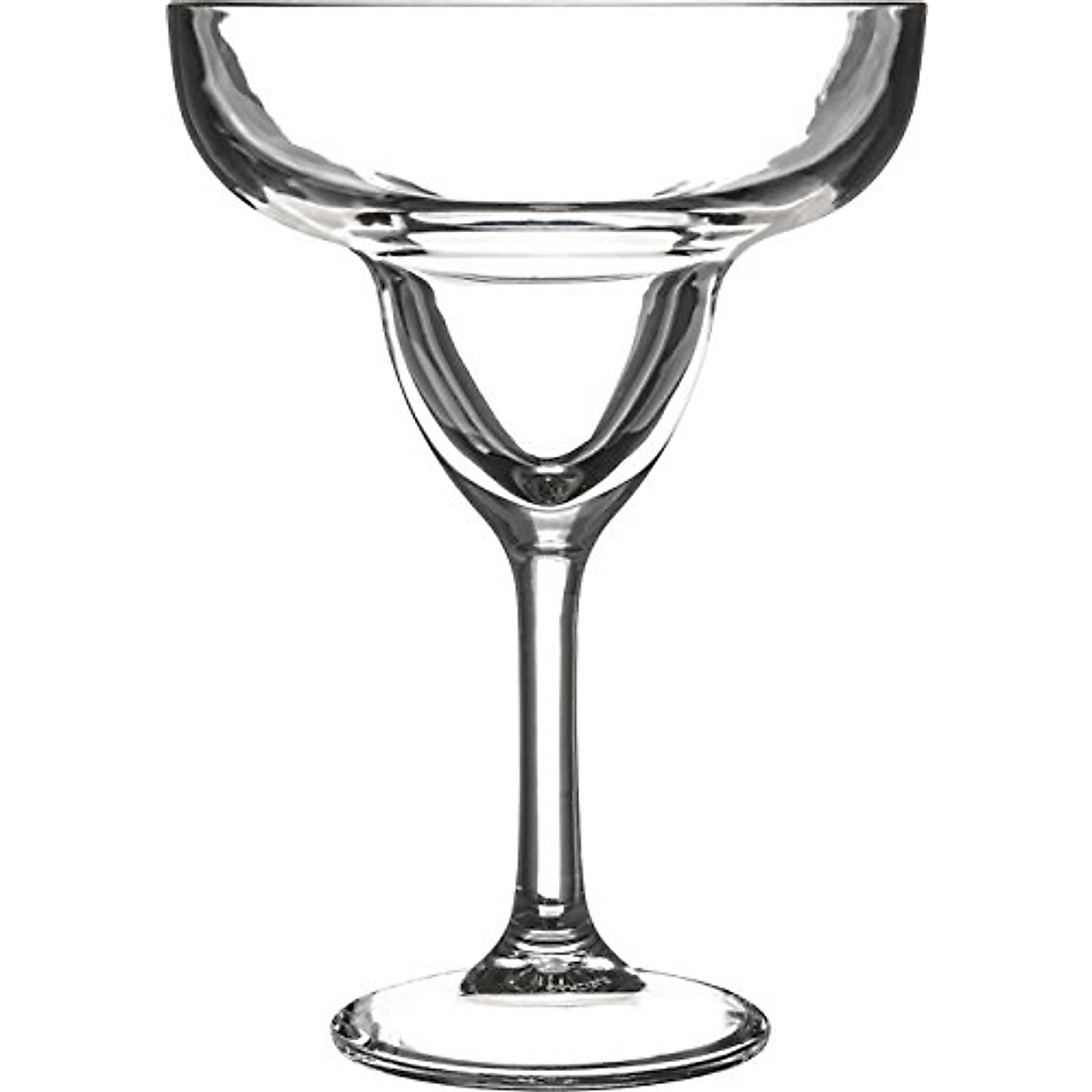 Carlisle FoodService Products Alibi Margarita Glass for Restaurants, Catering, Kitchens, Plastic, 16 Ounces, Clear