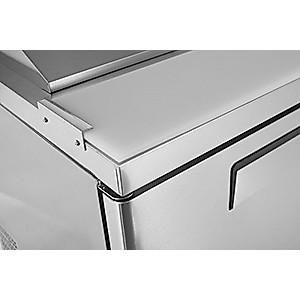 Atosa MPF8203 93" Pizza Prep Table Three Door Refrigerator 2 Year PARTS + LABOR / 5 Year Compressor WARRANTY