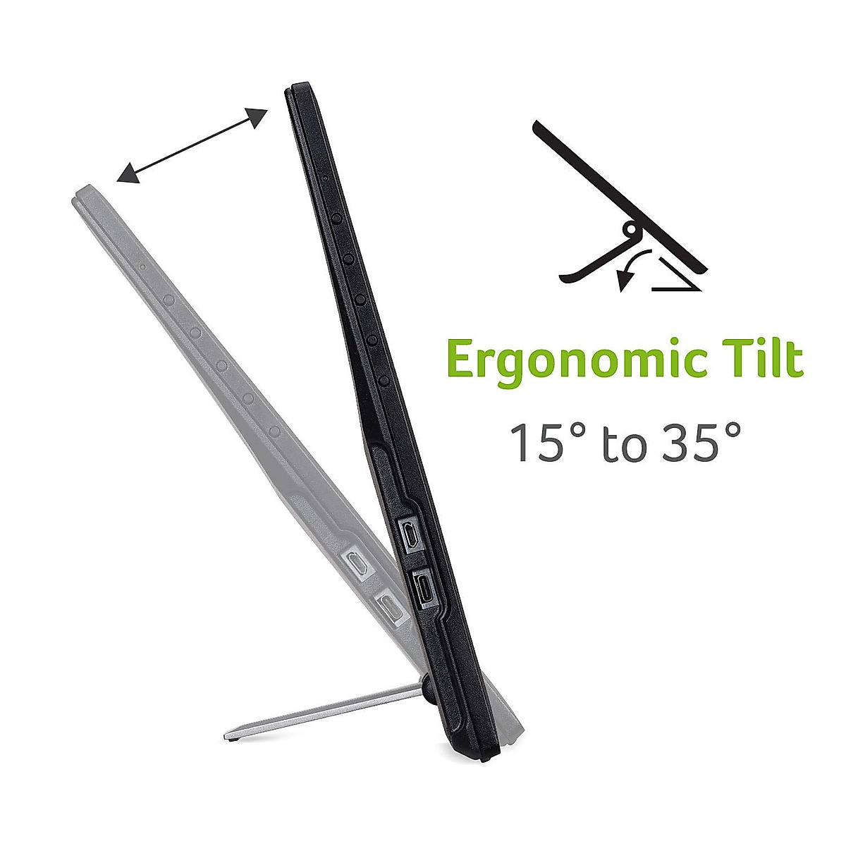 acer PM1-15.6" Monitor Display 1920x1080 60 Hz 16:9 15ms GTG 250 Nit (Renewed)