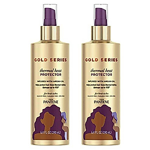 Pantene Gold Series Thermal Heat Protector 6.4 Ounce Pump (190ml) (2 Pack)