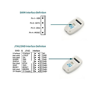 ANBE ST-Link/V2 in-Circuit debugger/Programmer for STM8 and STM32 with JTAG SWD Swim Interface Emulator downloader X07C