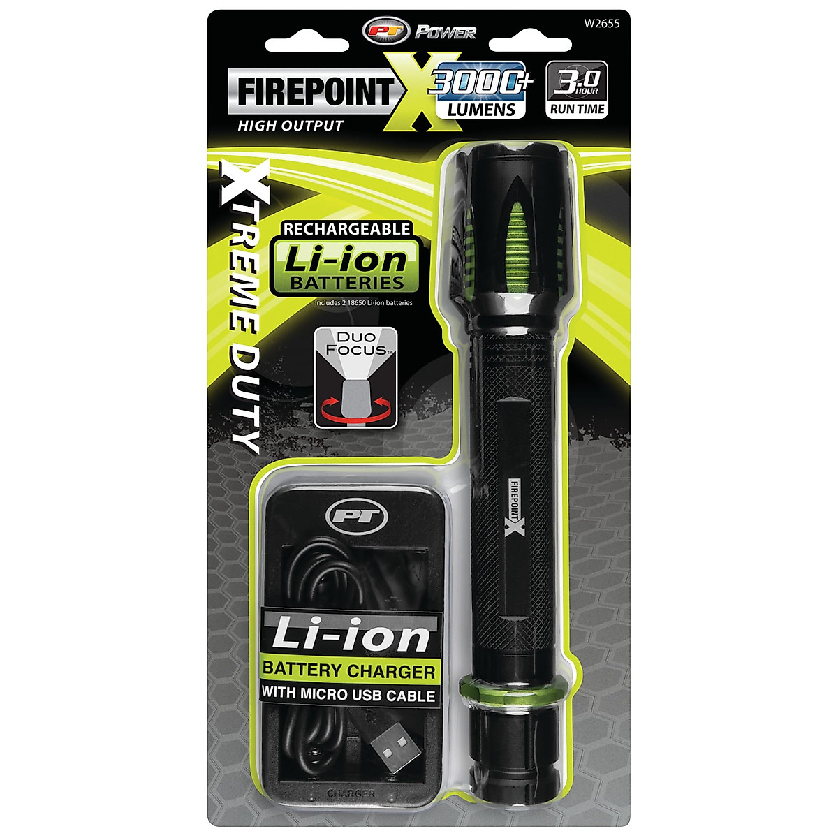 Performance Tool W2655 FirePoint X Li-Ion Flashlight