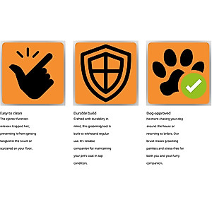 Refuresh Deshedding Brush for Dogs & Cats - Medium & Blue, Long Hair Grooming Tool, Dog Deshedding Brush, Cat Deshedding Brush, Lightweight Deshedding Tool for Shedding Control. Pet Deshedder