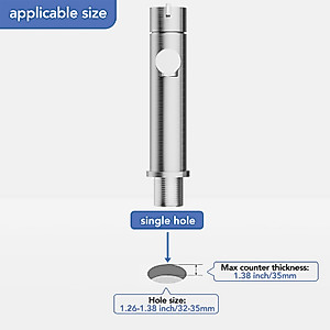 Phiestina Single Hole Single Handle Low Arc Brushed Nickel Bathroom Sink Faucet, Basin Faucet with Metal Pop-up Drain & Water Supply Line, FH01-BN