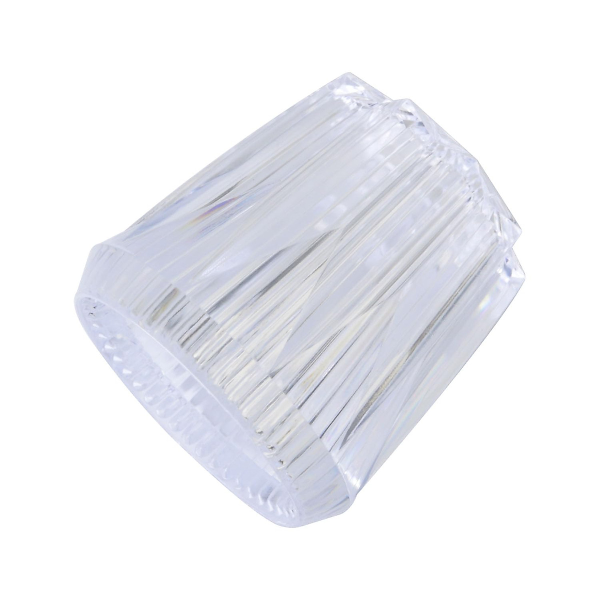 DGBRSM 2PCS Shower Faucet Handle Replacement Shower Knob Replacement Shower Faucet Handle Replacement Clear Faucet Handles Acrylic Bathtub Knobs Parts