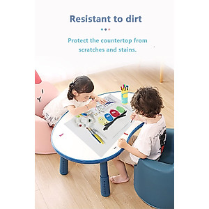 Silicone Mat for Kitchen Counter, Heat Resistant Nonskid Table Mat for Air Fryer to Site on, Countertop Protector, Thick 2MM, XL Large