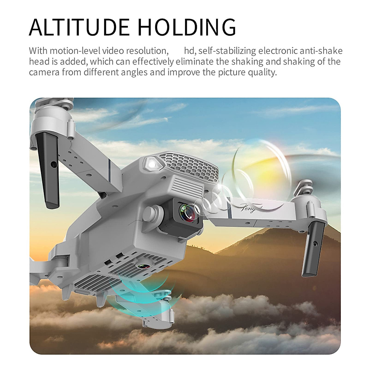 Rc Mini Drone with Camera for Adults 1080P Hd Camera Fpv Drone with Altitude Hold Headless Mode Beginners Foldable Drone for Kids 8-12 Rc Plane Flying Toys Personalized Birthday Gifts