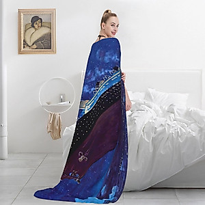 Ship Sinking Movie Fleece Blanket, Vintage Ocean Voyage Cruise Ship Print Lightweight Throw Blanket Soft Cozy Bedroom Couch Sofa Blanket Kids Adult Movie Fans Gift Plush Warm Blanket 50x40 inch