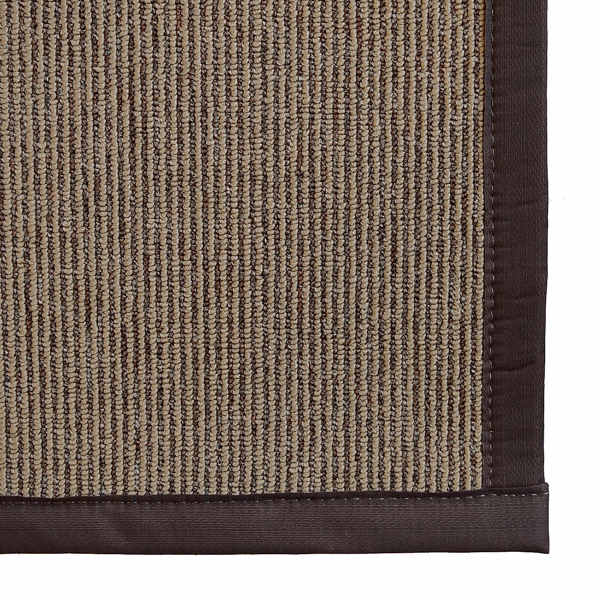 iCustomRug Synthetic Sisal Area Rug, Softer Than Natural Sisal Rug, Stain Resistant & Easy to Clean in Chocolate 8ft x 10ft