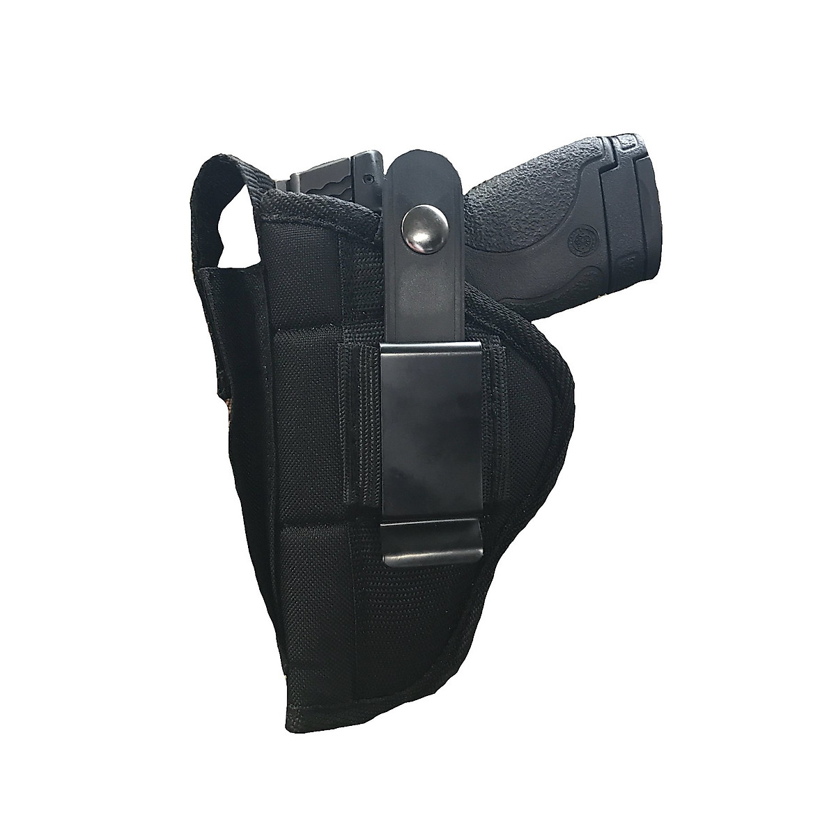 Nylon Belt or Clip on Gun Holster Fits Luger 9MM, 22 with 5" Barrel