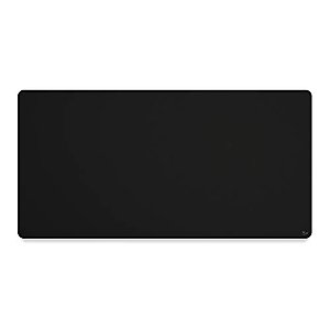 Glorious XXL Extended Gaming Mouse Mat/Pad - Stealth Edition - Large, Wide (XXL Extended) Black Cloth Mousepad, Stitched Edges | 18"x36" (G-XXL-Stealth)