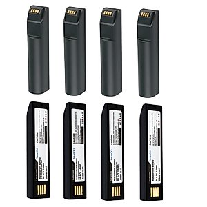 Youejoeq (8pcs) BAT-SCN01,013283, 100000495 Replacement Battery for Ho-ne-ywe-ll 3820 4820 4620 5620 1202g 1452G 8675i Granit 1911i Voyager 1202 Xenon 1900 1900g 1902 1902g 5620 Scanner