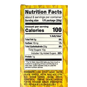 Spongebob Squarepants Gummy Candy with Mini Gary the Snail, Fruit Punch Flavored Party Favors, Christmas Gifts Stocking Stuffers for Kids, 6 Ounce