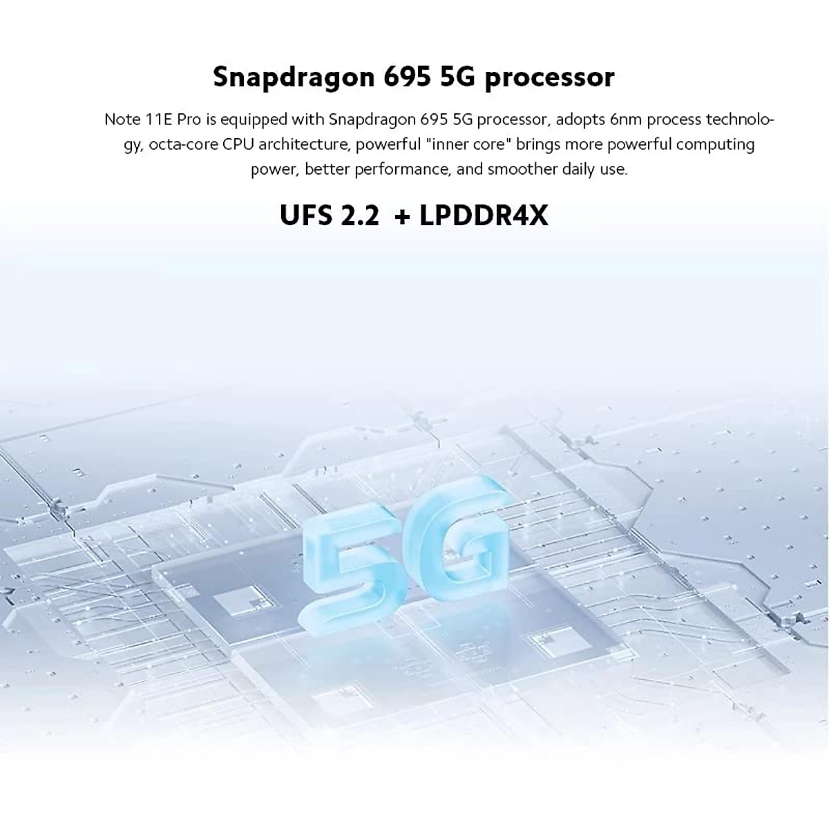 Xiaomi Redmi Note 11E Pro 5G (for Tmobile Mint Tello & Global) (128Gb + 8Gb) Factory Unlocked 6.67 108Mp Cam (Dark World)