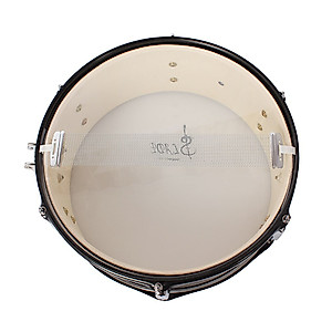 Professional Marching Snare Drum & Drum Stick & Strap & Wrench Kit Black (Marching Snare Drum)