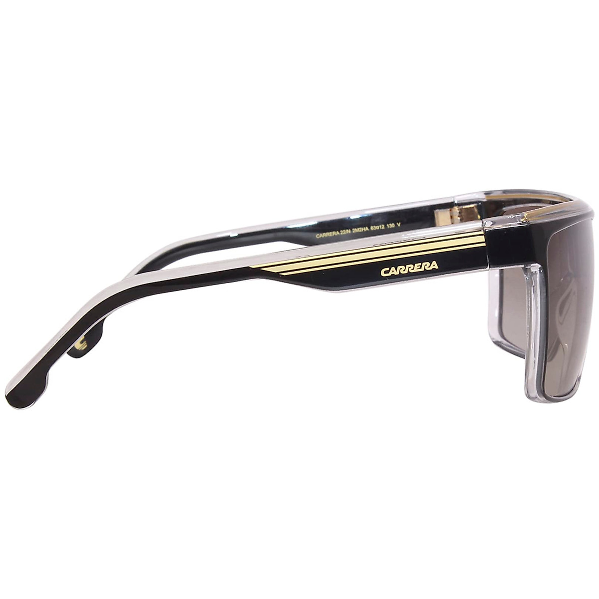 Carrera 22/N Black Gold/Brown Shaded 63/12/130 men Sunglasses