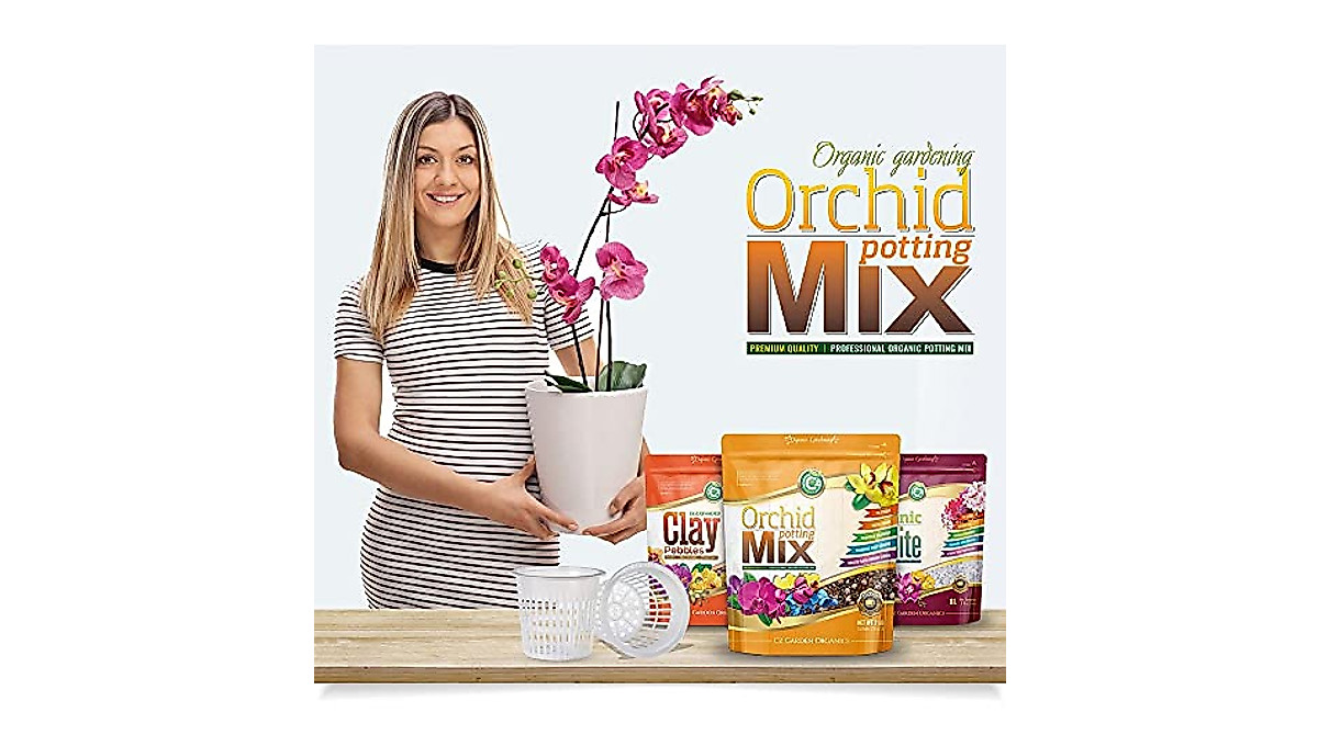 Organic Orchid Potting Mix - Premium Blend for Healthy Roots
