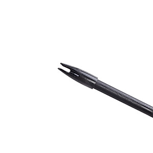 E-outstanding 25pcs Plastic Archery Arrow Nocks for ID 8mm Arrow Shaft Archery Accessory, 8x35mm